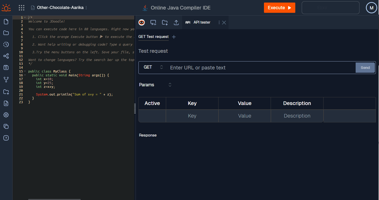 Online Compiler And Editoride For Java C C Php Python Ruby Perl Code And Run Online